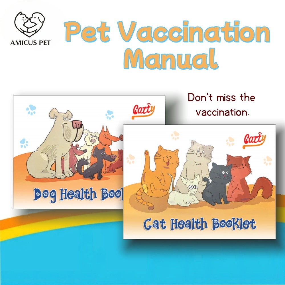 Pet Vaccination Certificate Card 13 Pages for Dogs and Cats Easy to ...