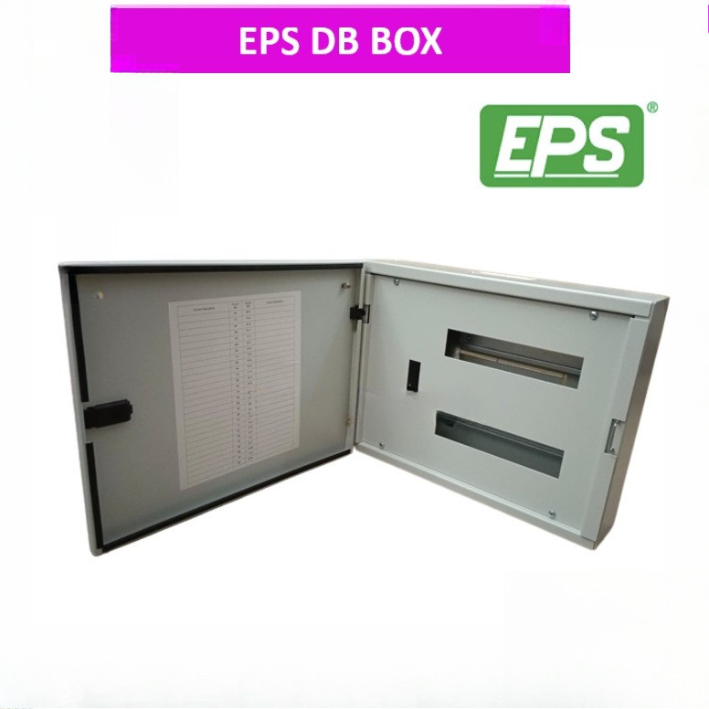 EPS EL2M EL 2M (2 ROW 24 WAYS + MCCB) METAL CLAD ENCLOSURE DB BOX MCB ...