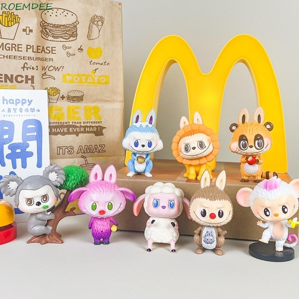ROEMDEE Labubu Figure Doll, Mini Anime Labubu Action Figure, Lovely ...