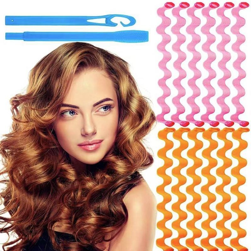 2025 Water Ripple Roll Fluffy Automatic Roll Texture Perm Hair Roll Hair Root [cxj] | Shopee ...