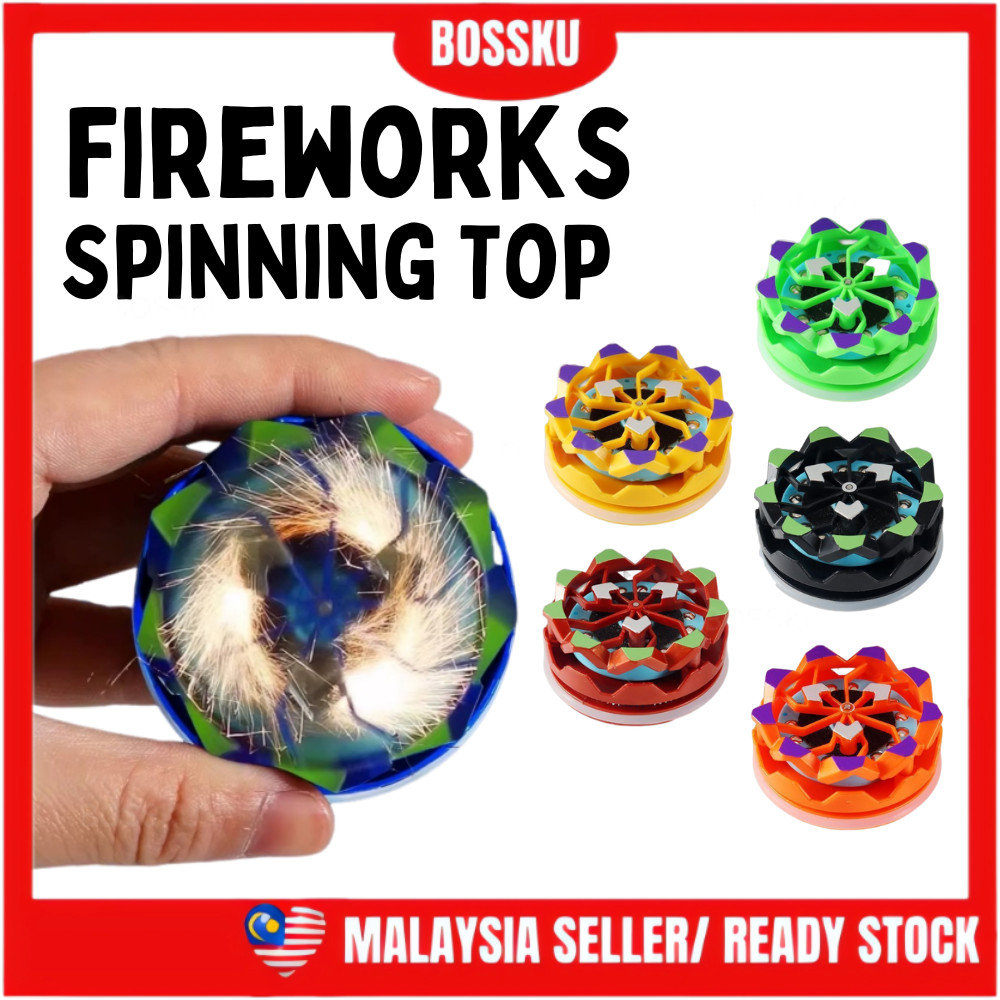 Fireworks Battle Spinning Top Toy Luminous Gyroscope Battle ...