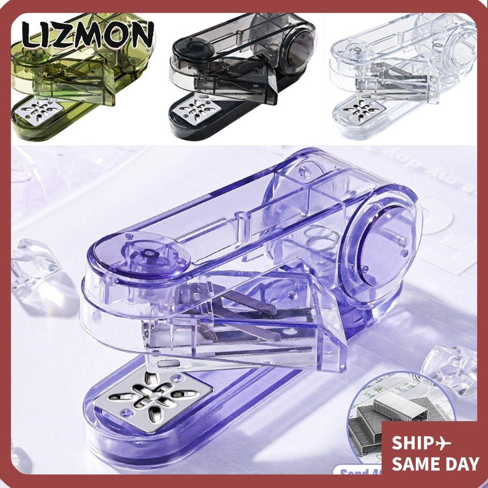 LIZMON Stapler, Effortless Use 24/6 26/6 Staples Long Stapler, Multi ...