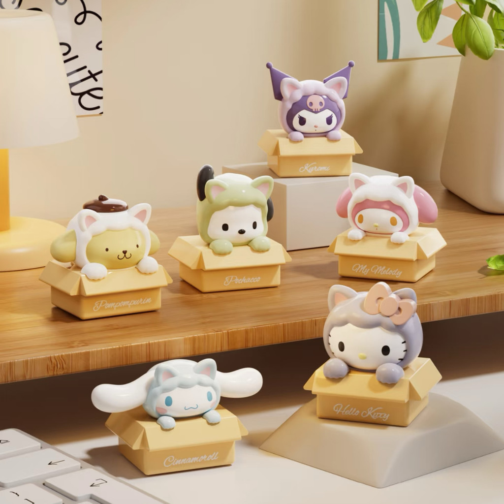 [GENUINE SANRIO] Parents Cat Series Dolls - Hello Kitty & Pacha Dog ...