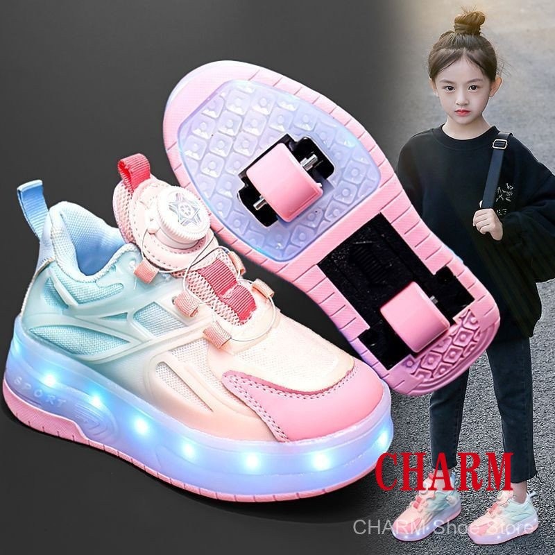 Original 】heelys shoes 2024 Primary School students double-wheeled ...