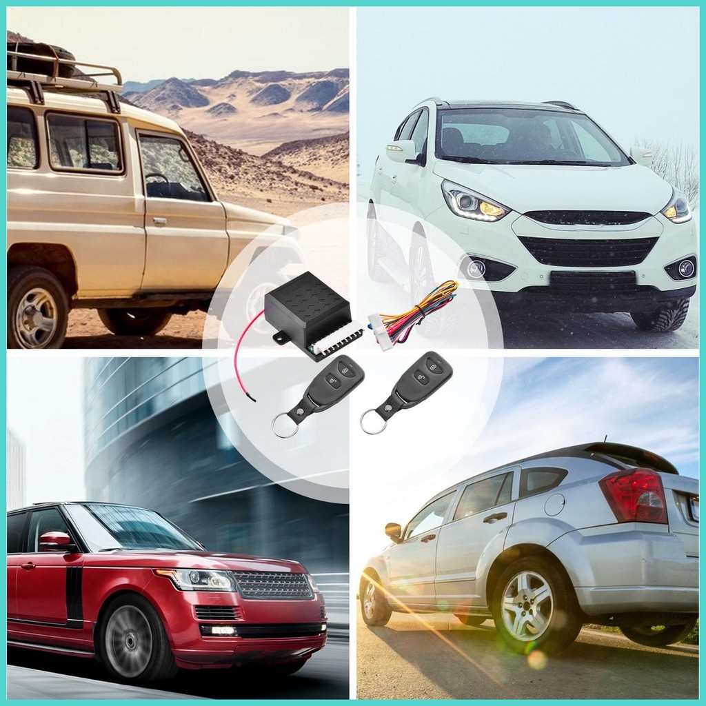 Car Central Locking Kit 12V Remote Anti-Theft Installations Electrical ...