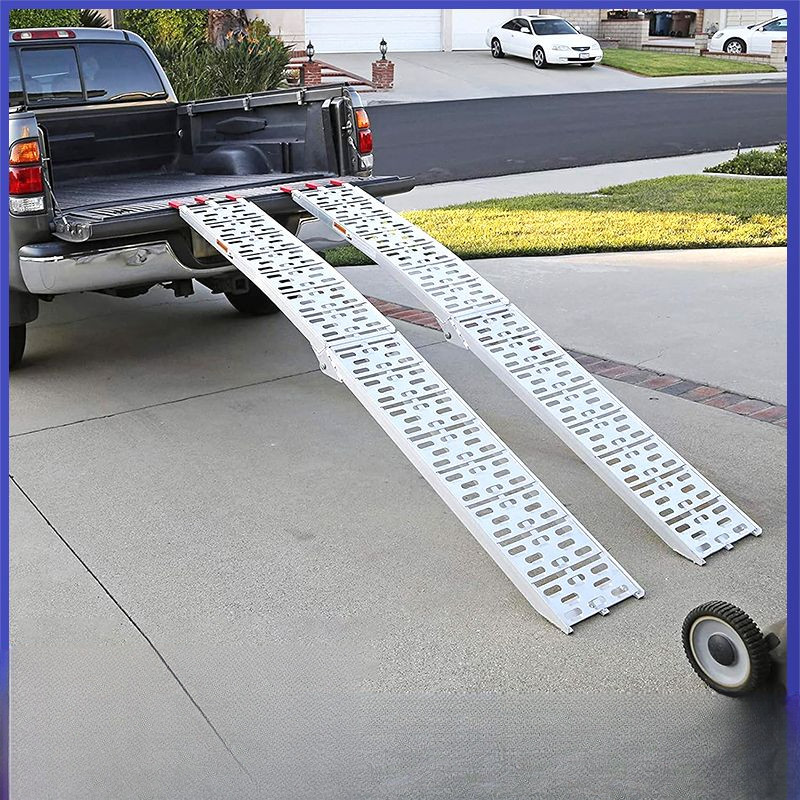 Motorcycle Mounted Trailer Mounted Car Ramp Foldable Steps Steps On ...