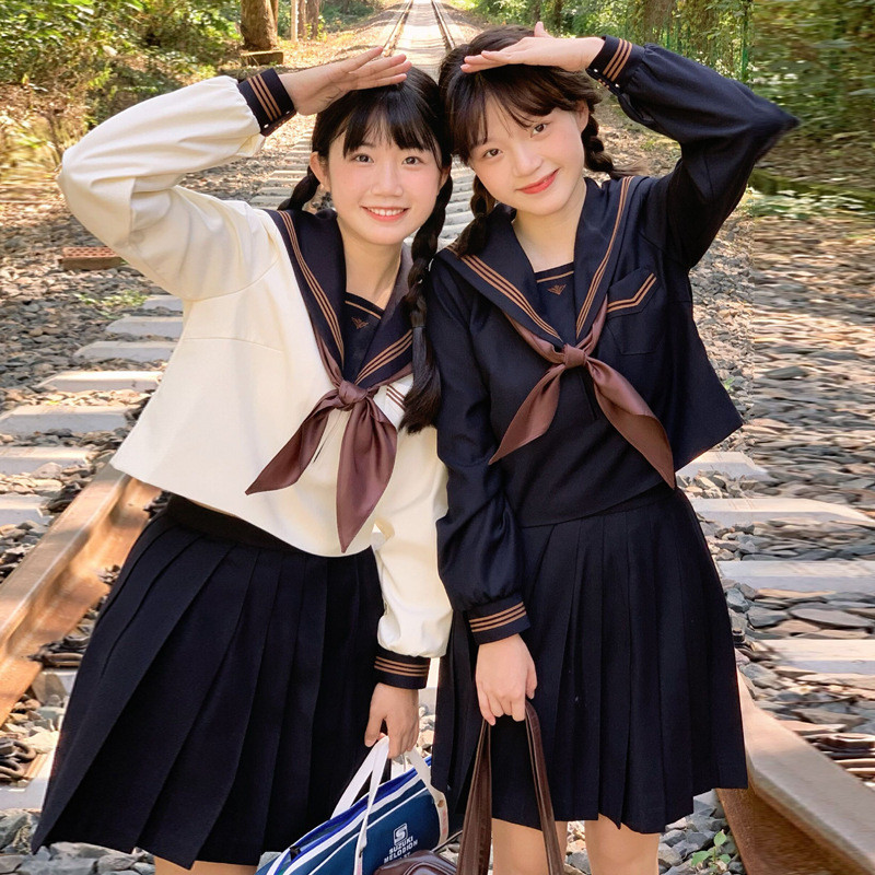 Uniform Sailor Uniform Full Set Class Uniform Yubai Three Chinese Tea ...