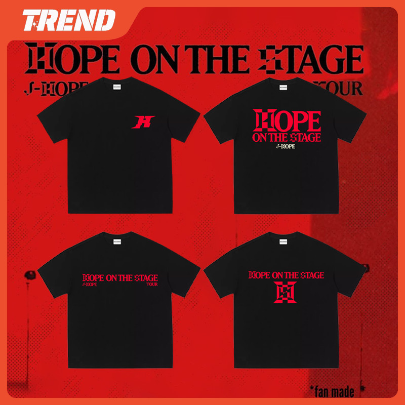 KPOP BANGTAN J-HOPE "HOPE ON THE STAGE" TOUR Merch Cotton T-shirt ...