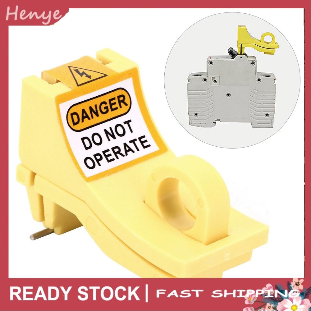 Henye Miniature Circuit Breaker Lockout Nylon MCB Lock fits Most Modern ...