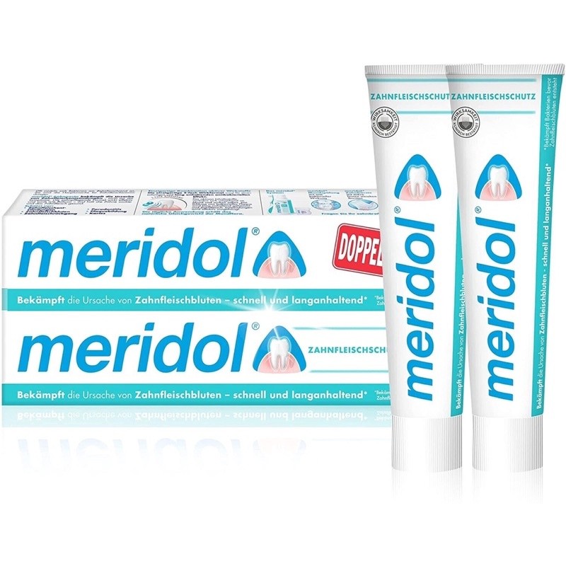 Meridol toothpaste prevents tooth inflammation, gums, prevents bleeding ...