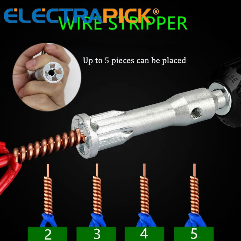 Useful Wire Stripper Automatic Power Tools Wire Twister Connector ...