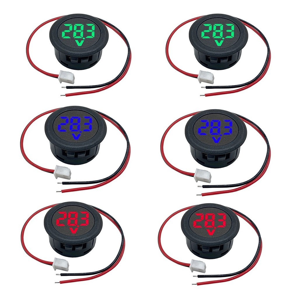 Sleek Design Digital Voltmeter with Bright LED Display for Easy Reading ...