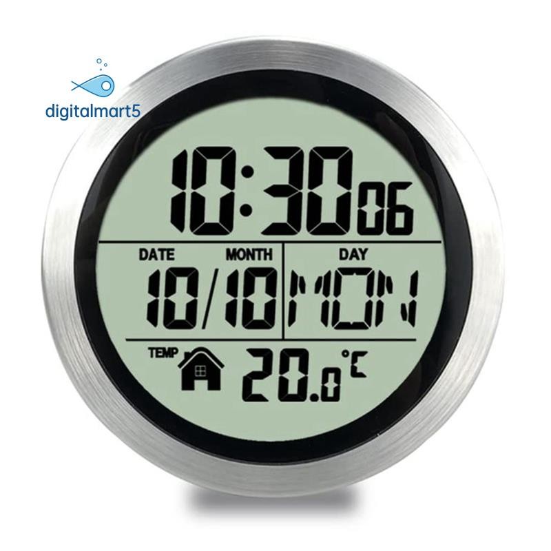 Digital Shower Waterproof Bathroom Timer, Kitchen Wall Clock, No ...