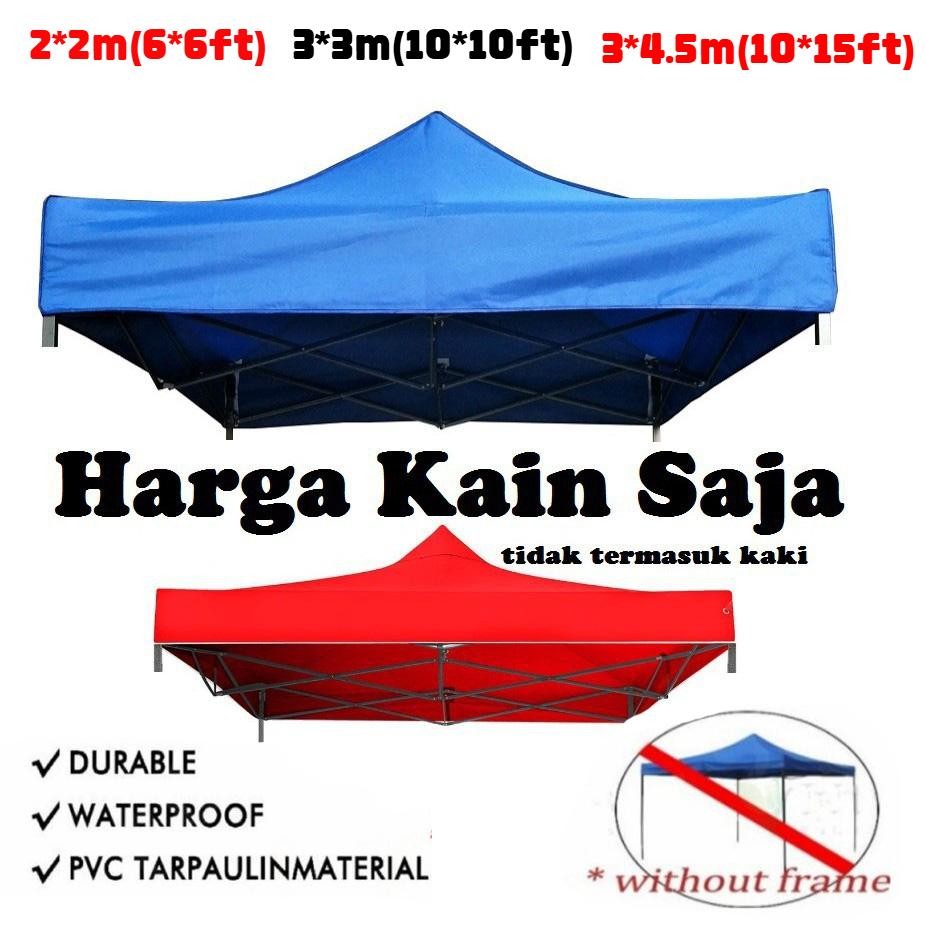 Canvas Only 6x6 10 x 10Ft Night Market Canopy Thickening Waterproof ...