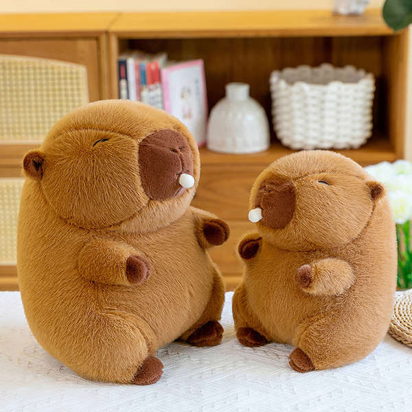 capybara capybara plush Kapibala, capybara, meniup mulut gelembung ...