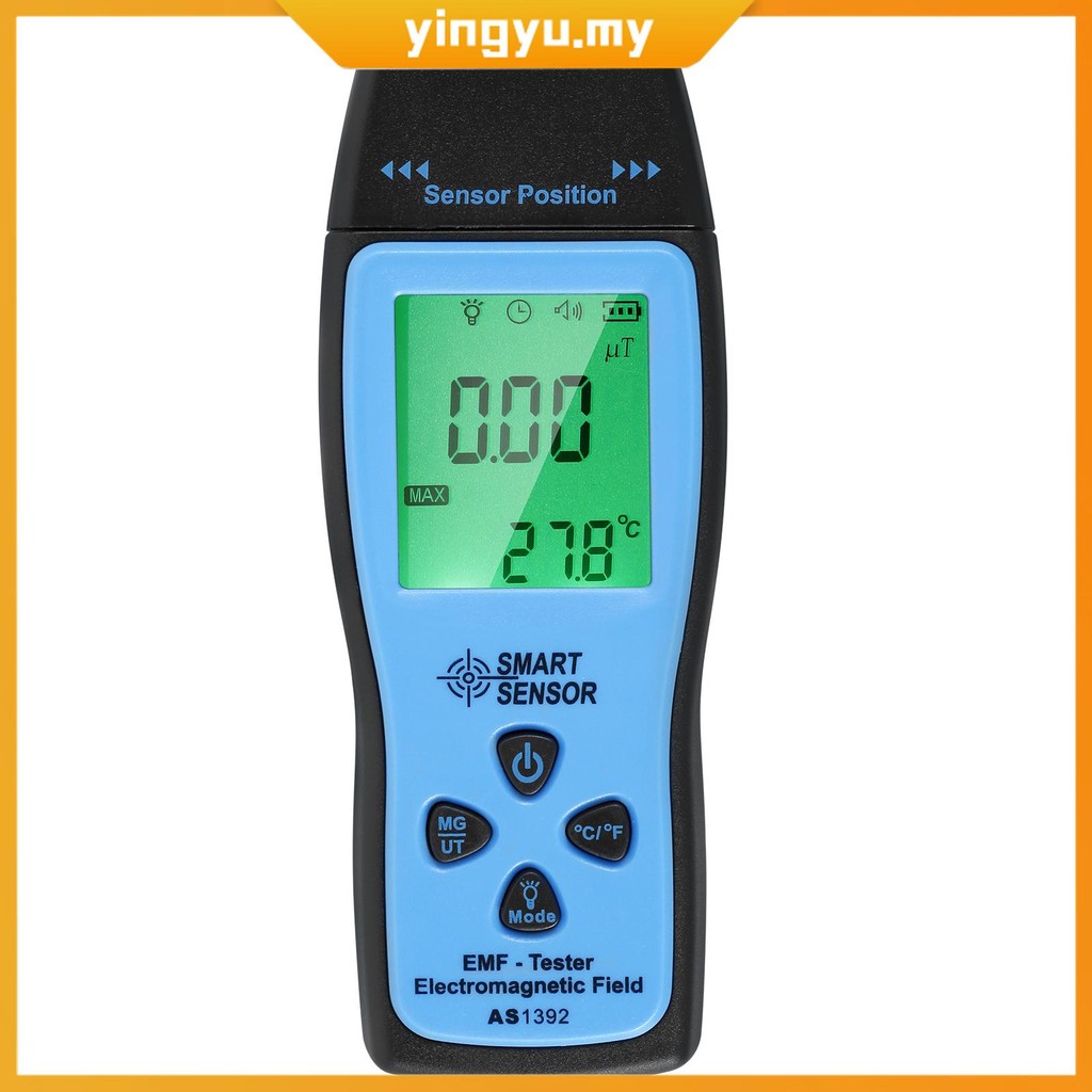 Electromagnetic Radiation Detector Handheld EMF Reader with Audible ...