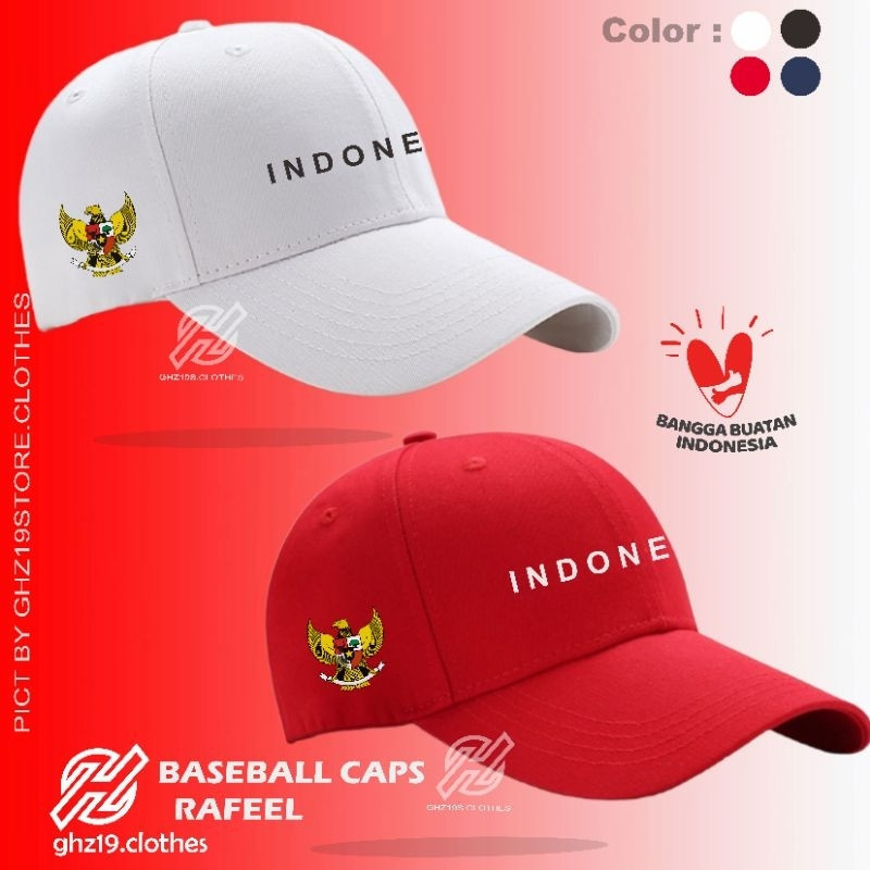 MERAH Garuda Indonesia Red and White Baseball Cap Unisex adult cool ...