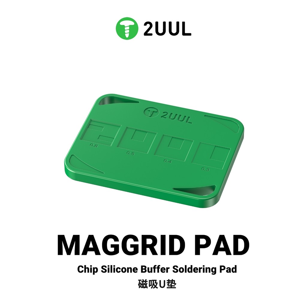2UUL BH15 Chip Silicone Buffer Soldering Pad BGA Stencil Magnetic Base ...