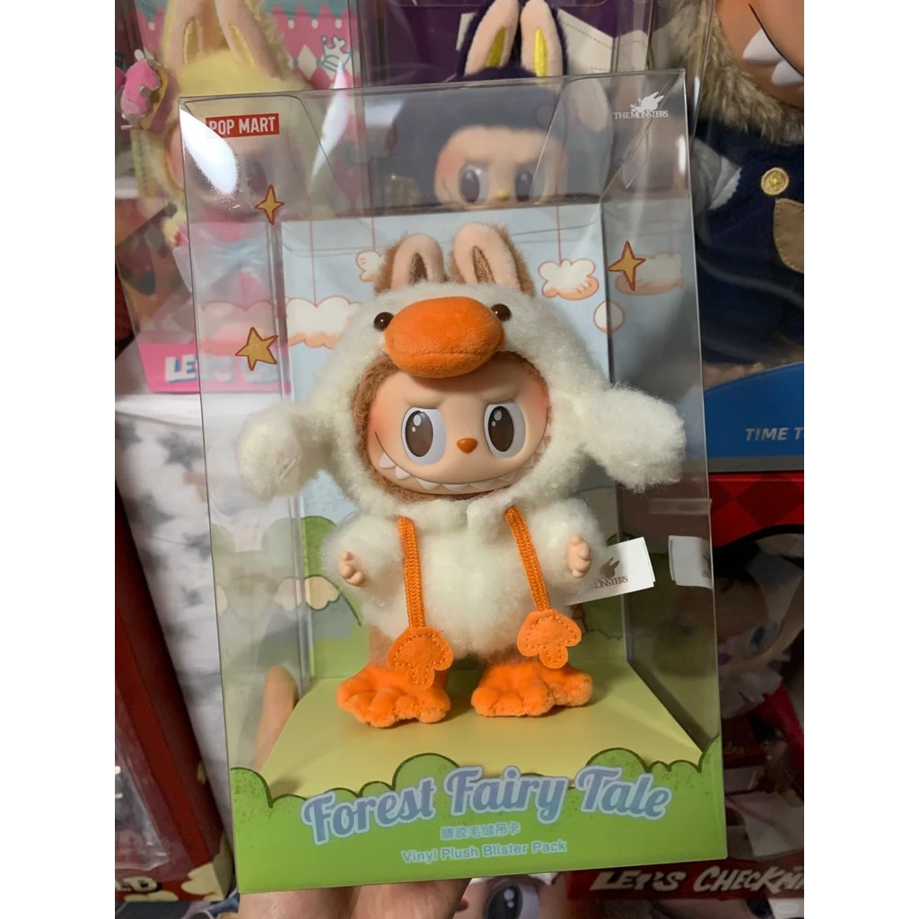 【100% Official authentic】POPMART LABUBU Forest Fairy Tale Plush Pendant ...