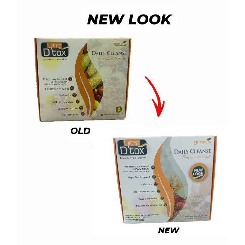 ULTRA D'TOX DAILY CLEANSE FUNCTIONAL DRINK 20G X 15 SACHETS (EXP:04/2027) | Shopee Malaysia
