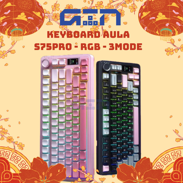 AULA S75 Pro Mechanical Keyboard | 3mode | Hotswap Hotswap Hotswap ...