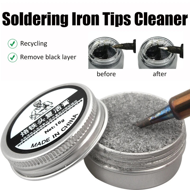 6-60g Soldering Iron Tip Cleaner Soldering Iron Heads Refresher Paste ...