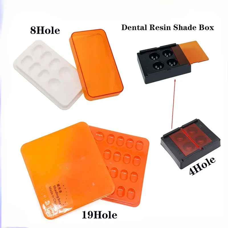 4/8/19 Holes Dental Small Shading Light Box Teeth Shading Veneer ...