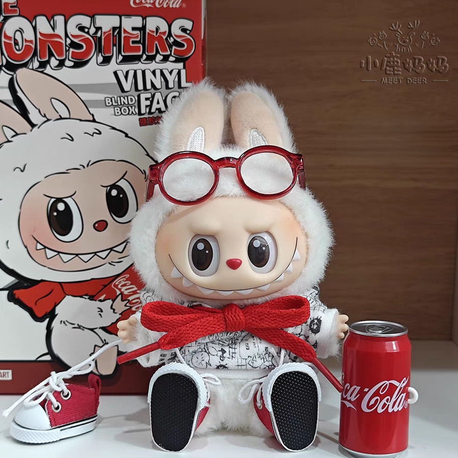 For 1st 2nd 3rd Gen 17cm Labubu Trend Clothes Pendant Sitting Party ...