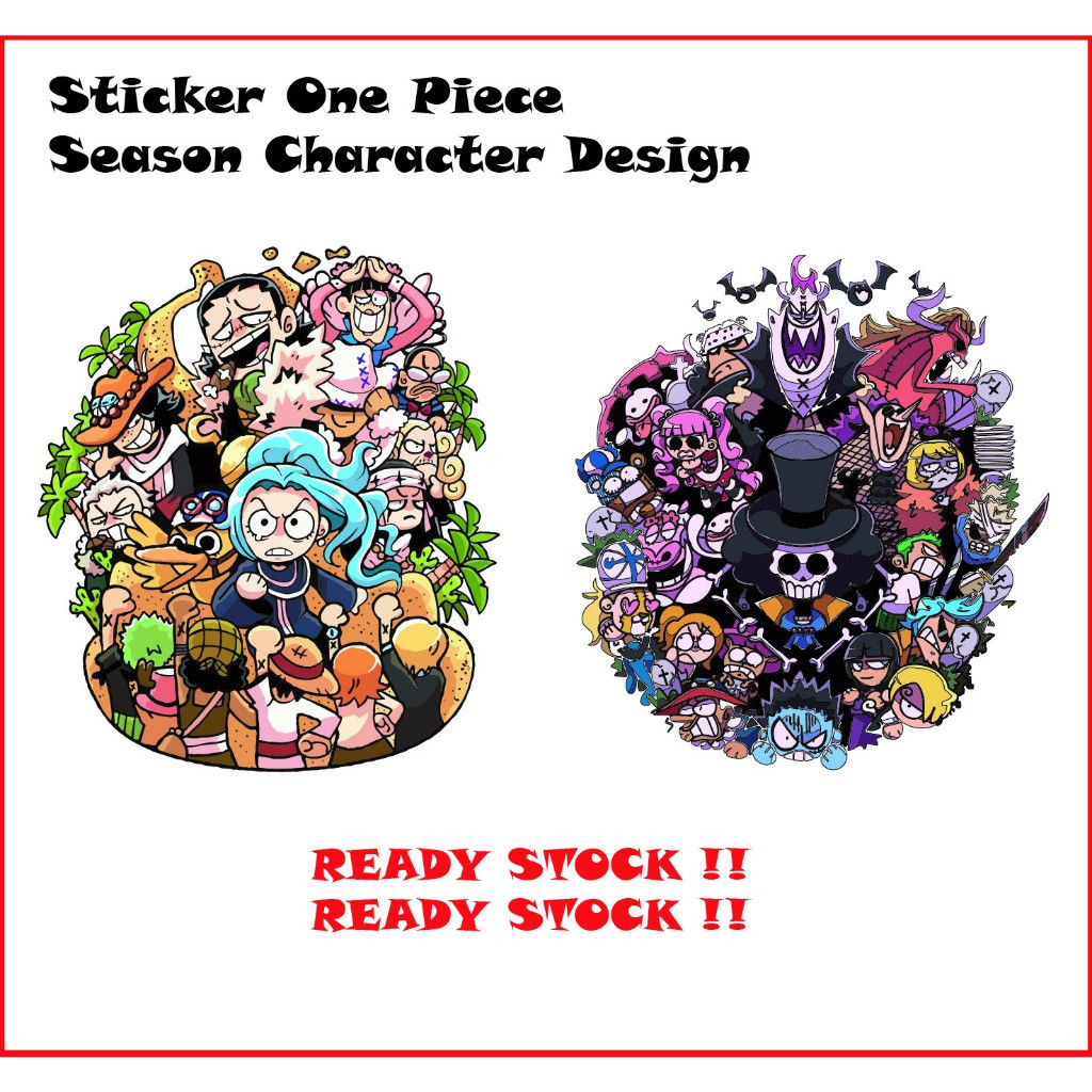 Sticker One Piece Season Chapter Character Design | Shopee Malaysia