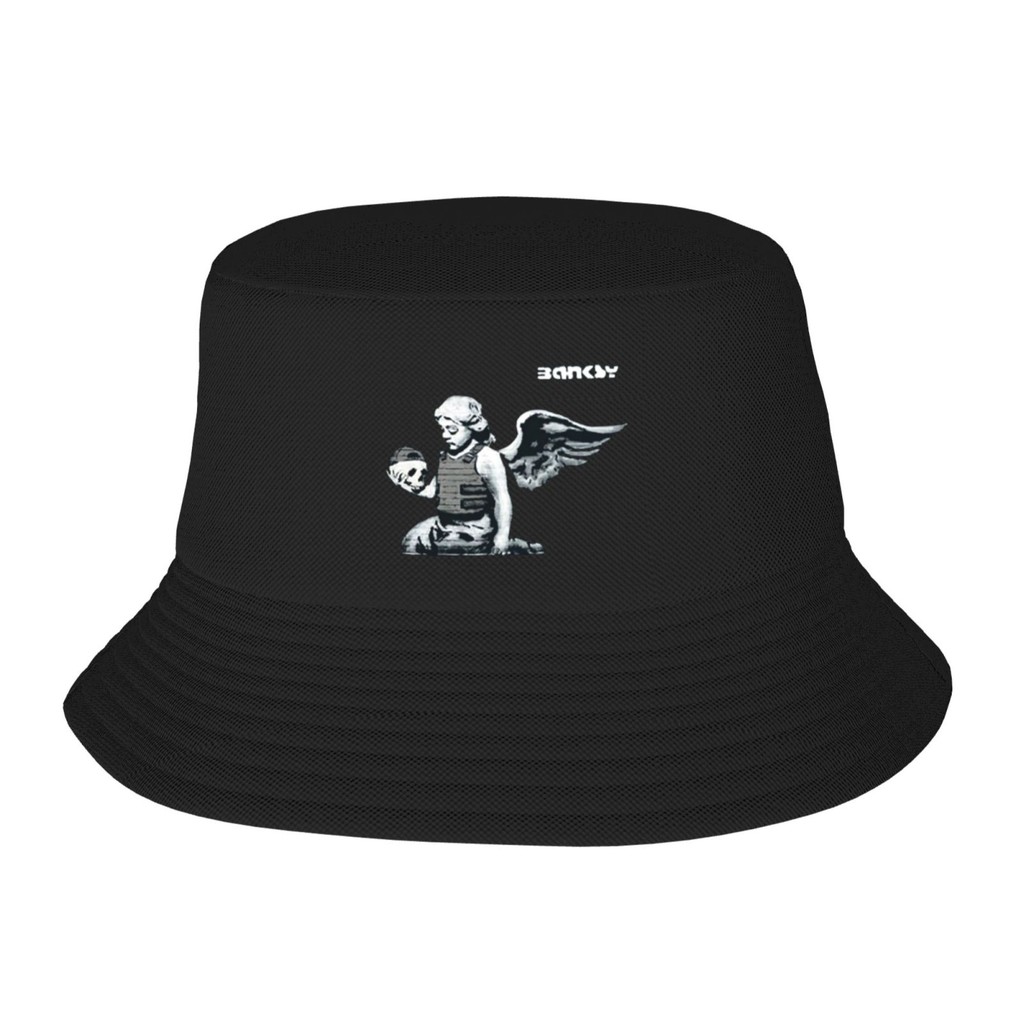 Banksy Winged Cherub Fallen Angel Fisherman's Hat Bucket Hat | Shopee ...