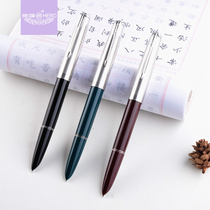 Genuine Hero 616 Fountain Pen Medium Classic Old Style Student Adult ...