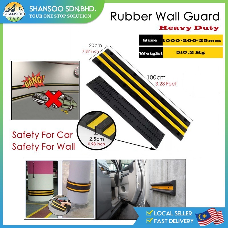 5Kg Heavy Duty Rubber Wall Guard Rubber Wall Corner Protector Rubber ...