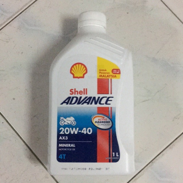 shell AX3 20w~40 100% original | Shopee Malaysia
