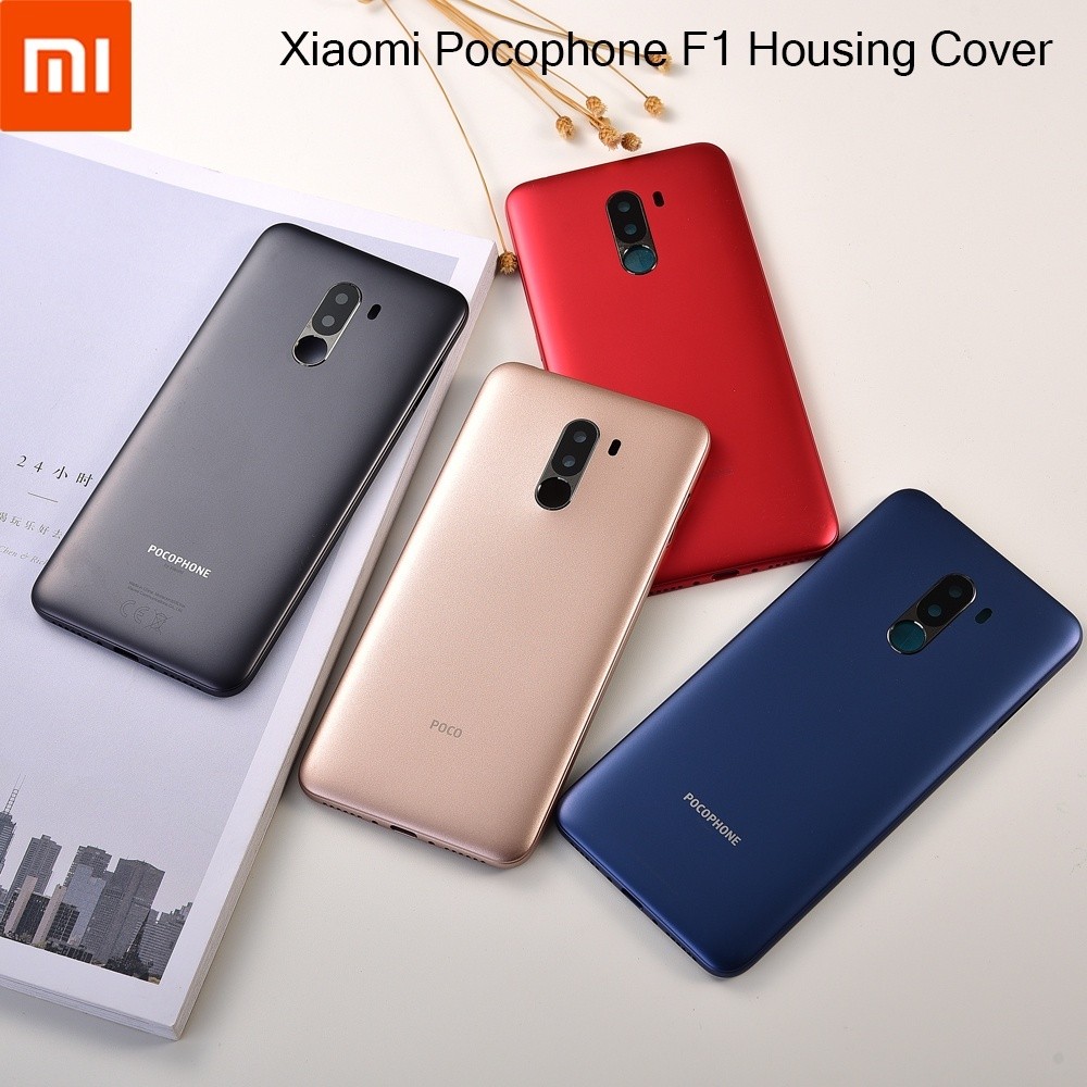 Original Xiaomi POCOPHONE F1 Plastic Back Battery Cover Rear Door ...