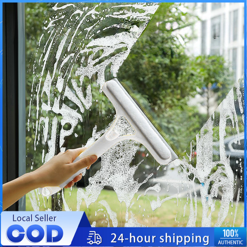 3 in 1 Double-sided Window Cleaner Glass Wiper Multipurpose Double Side ...