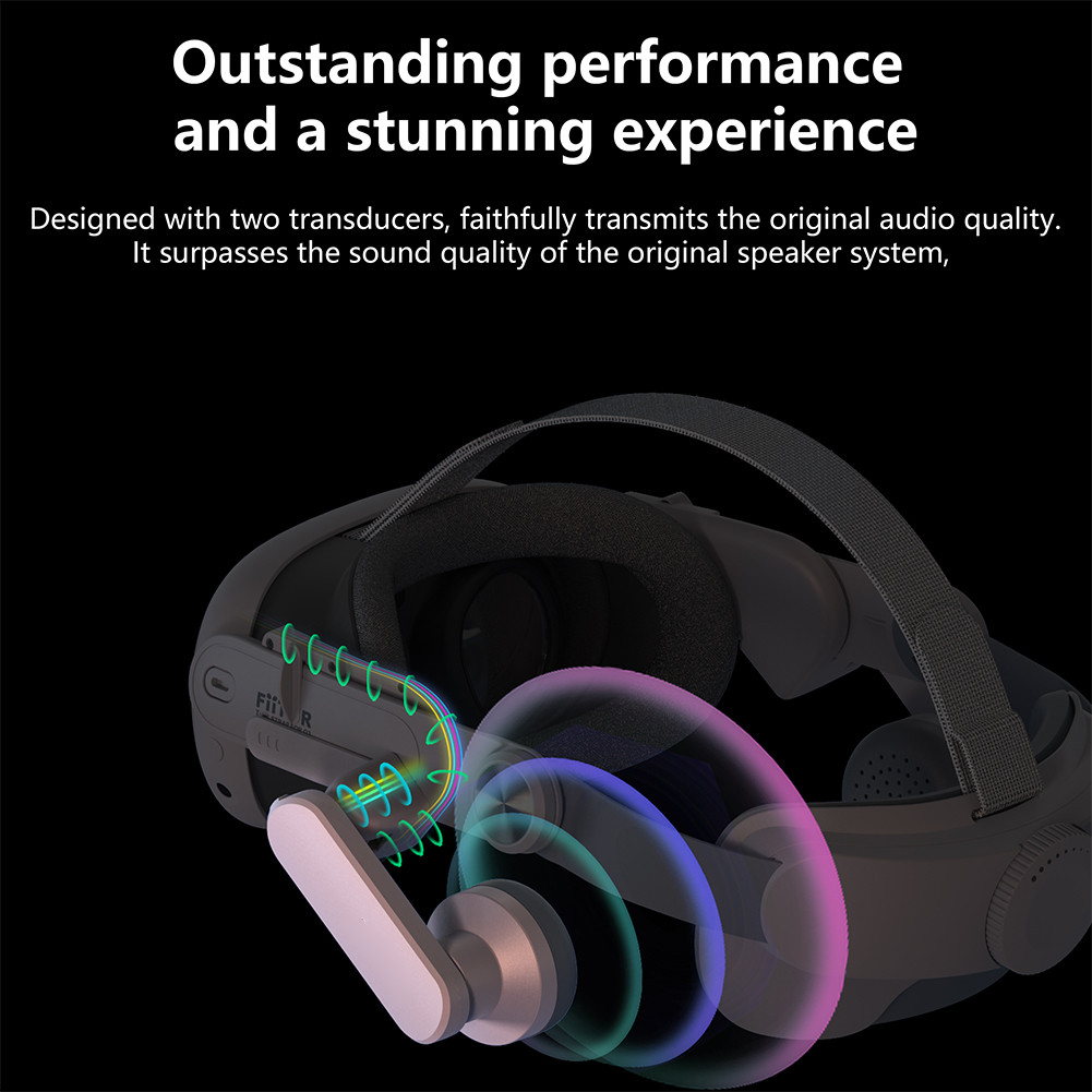[KidsDreamMall.my] Adjustable Gear Design Elite Headstrap Comfort Reduces Pressure for Meta ...