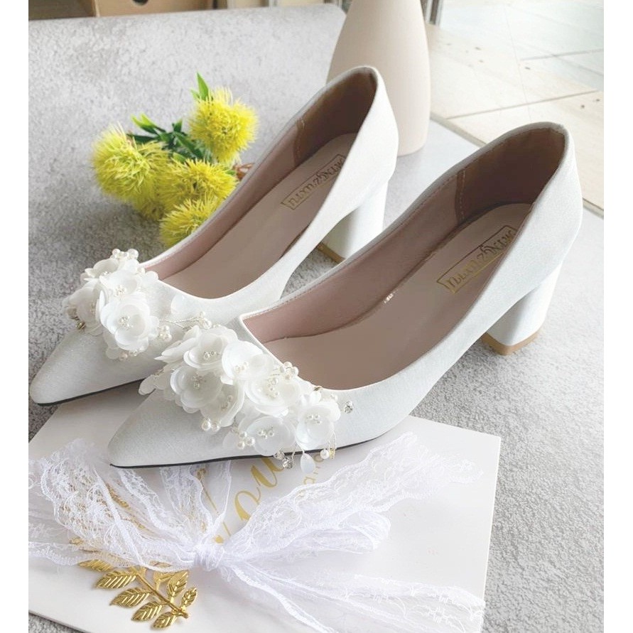 Wendy Fashionhomez 8324-A Kasut Nikah/Kasut Kahwin Aulia Wedding Block ...