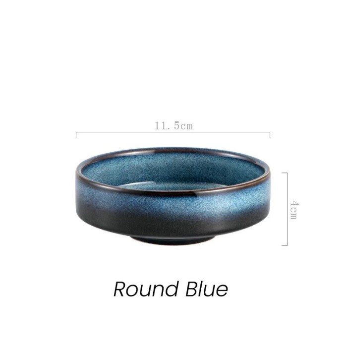 Yatomi Japanese Rice Bowl / Rustic Japanese Ceramic Rice Bowl - Round ...