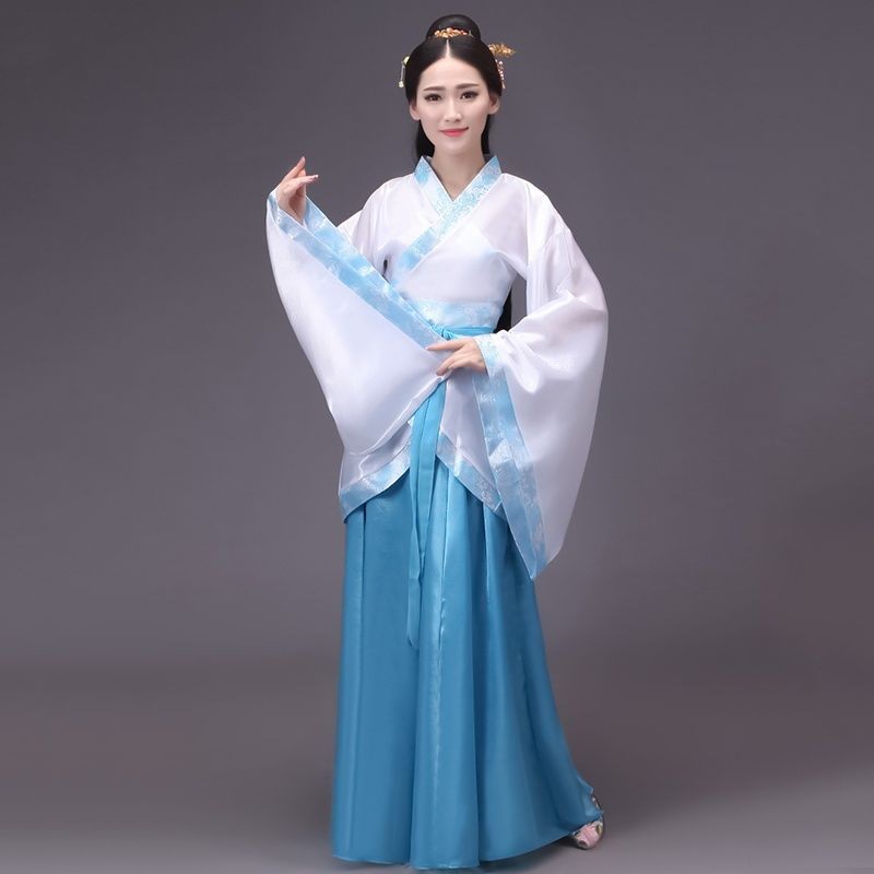 Chinese Style Female Student Hanfu Red Wish Ancient Costume Chinese ...