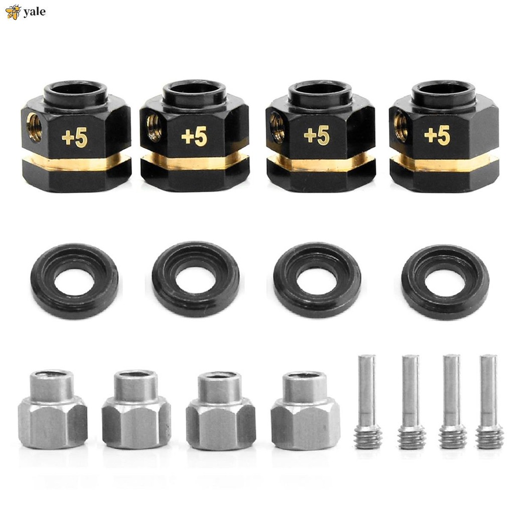 RC Brass Spacers Wheel Hex Hub Extenders for TRX4 TRX6 Wheels Extension ...