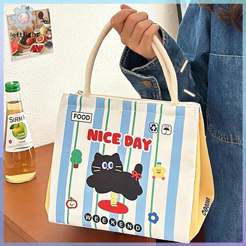 LEFT Cute Lunch Bag For Office Workers And Students Portable Large ...