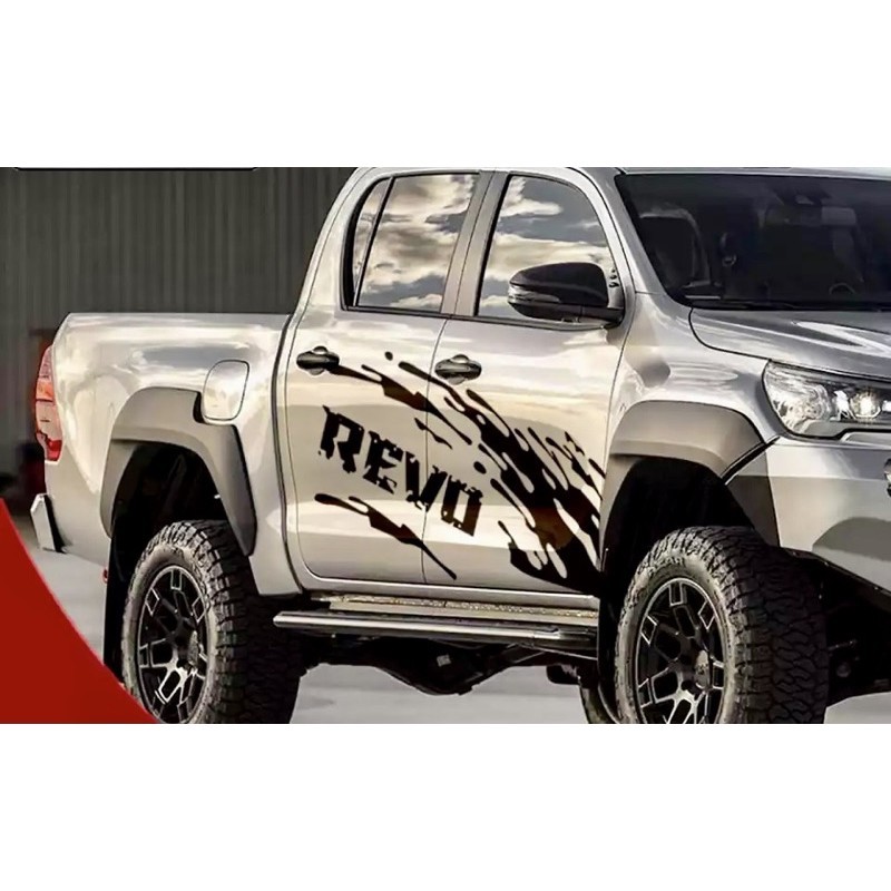 (Ready Stock ) S495# 2pc Toyota Hilux Revo Side Body Vinyl Decal ...
