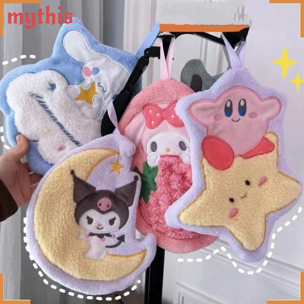 [MYTHIS] 1Pcs Hand Towel, Kuromi Melody Cinnamoroll Cartoon ...