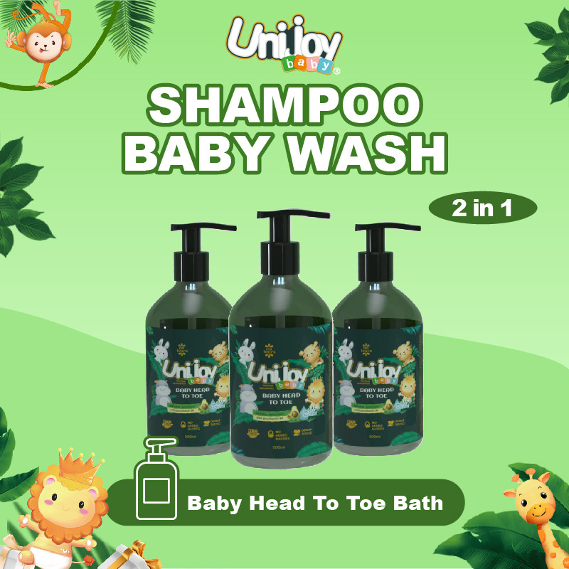 Unijoy Baby Shampoo & Body Wash 2 in 1 Avocado Gentle Body Wash(1 Bottle=480ml) | Shopee Malaysia