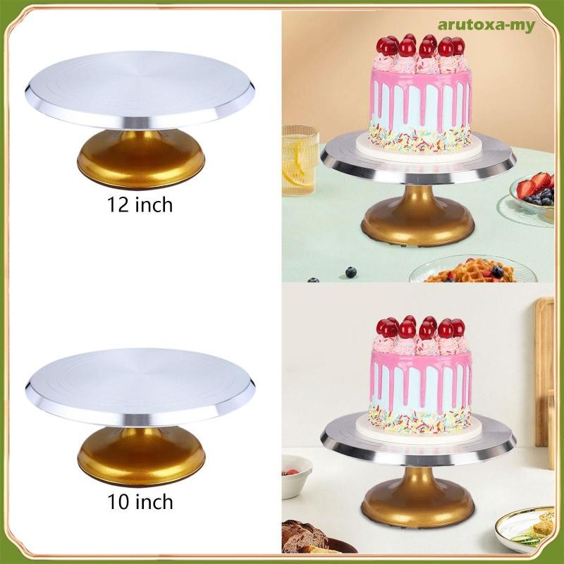 [ArutoxaMY] Rotating Cake Turntable Revolving Cake Stand Round Cake ...