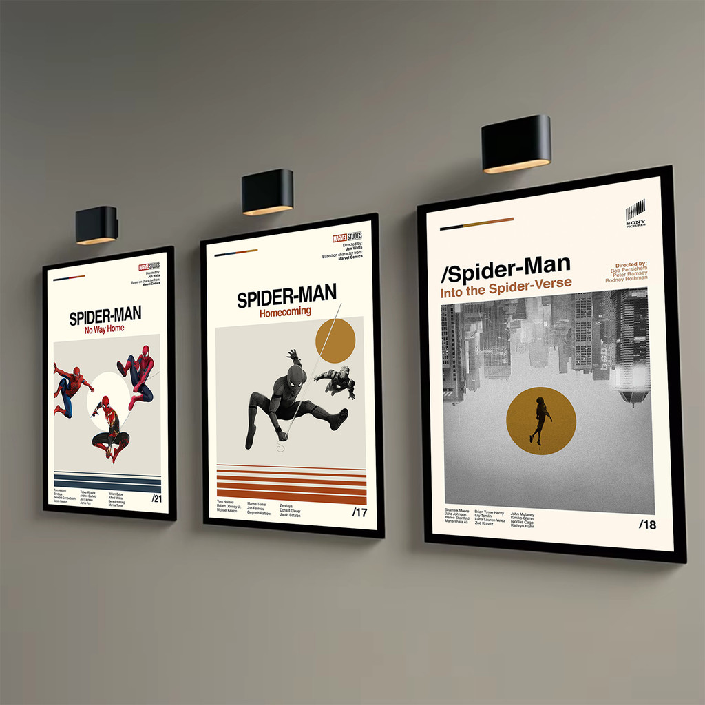 Spiderman medieval art Disney vintage movie poster superhero art print ...