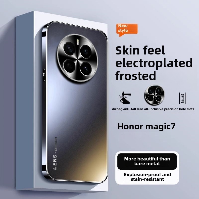 Casing For Honor Magic 7 Pro 5G Magic7 Electroplated frosted acrylic ...