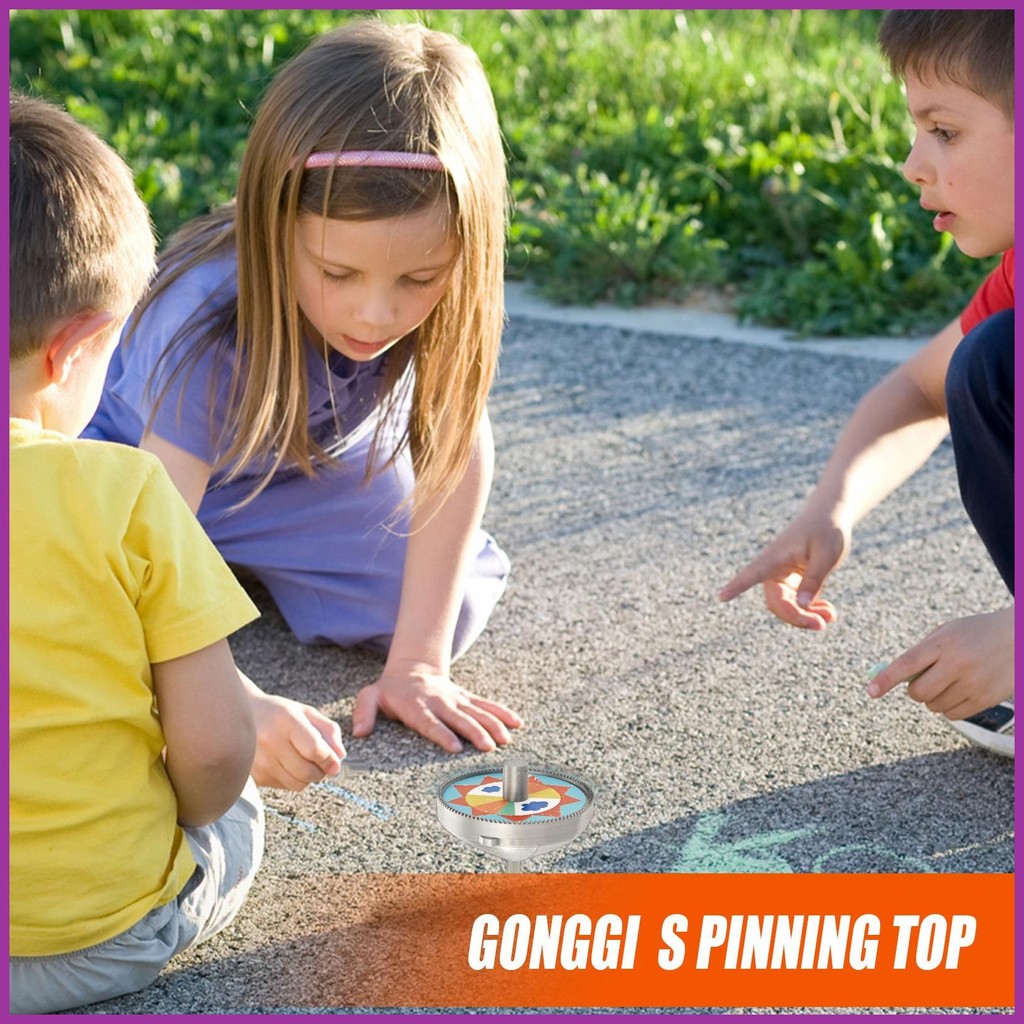 For gonggi Spinning Top Rotating Top Desk Toy Korean Desktop Gyroscope ...