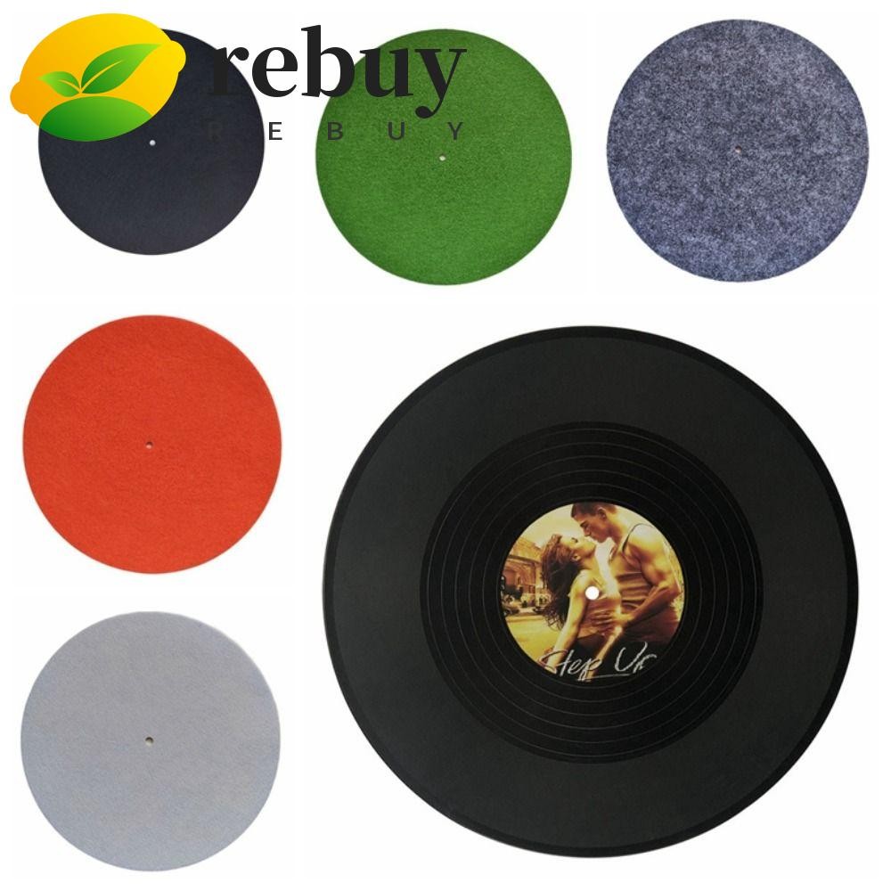 REBUY Felt Turntable Platter Mat, 3mm Thick Anti-static LP Slip Mat ...