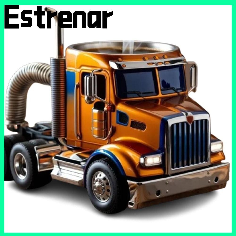 ESTRENAR Truck Coffee Mug, Durable 11 Ounces Coffee Cup, Decorations ...